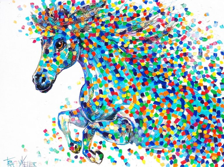 Tracey Keller is a Bright, Colourful and Joyful Artist